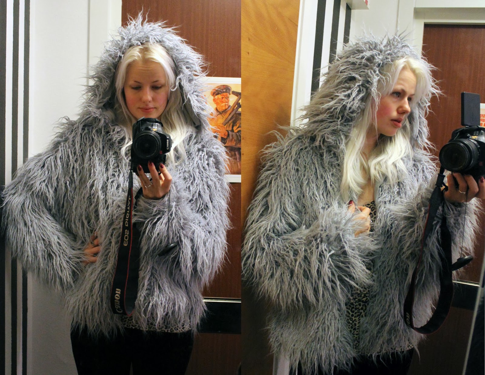 sus exterior: DIY YETI fur coat! ...and update!