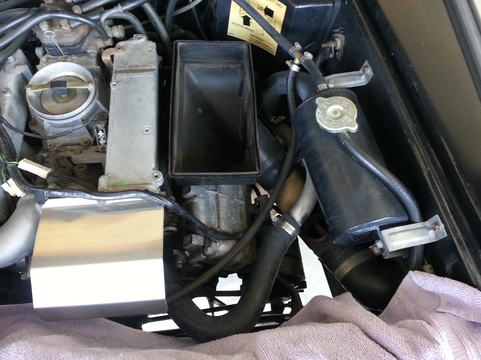 My DeLorean Blog: DeLorean Air Intake Modification