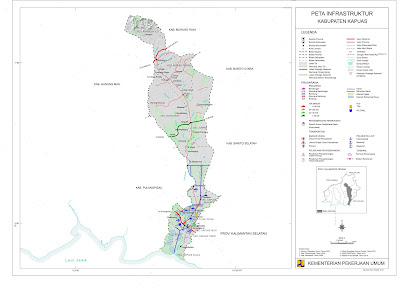 Peta Kabupaten Kapuas