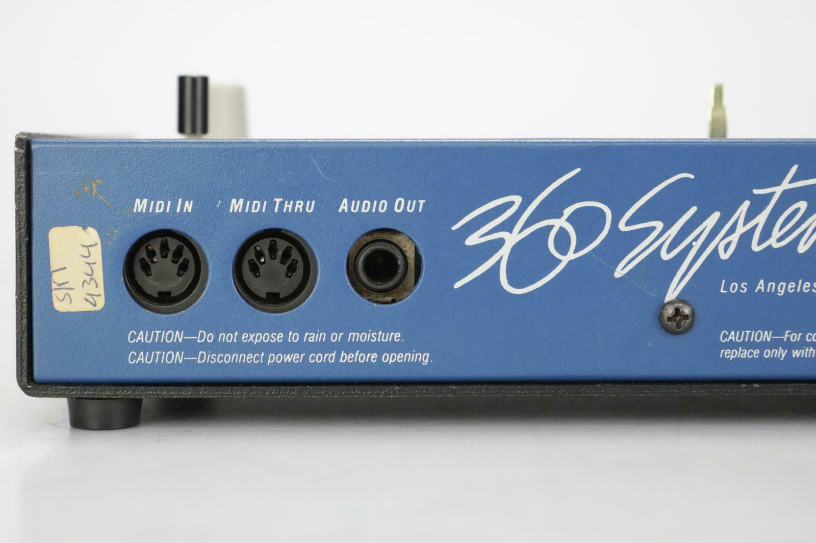 MATRIXSYNTH: 360 Systems Midi Bass Synthesizer SN 4344