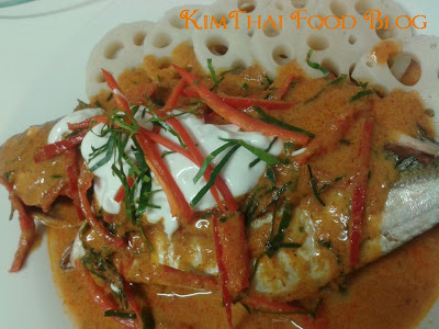 Kim Thai Food Blog: Choo chee Mackerel fish(Choo Chee Pla Too)