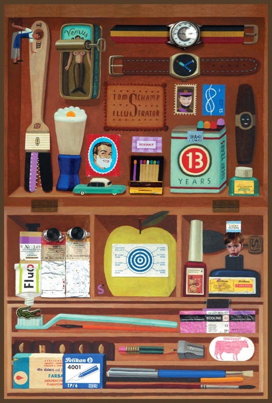 Diseño 2013: ILUSTRADOR TOM SCHAMP, BELGICA, 1970