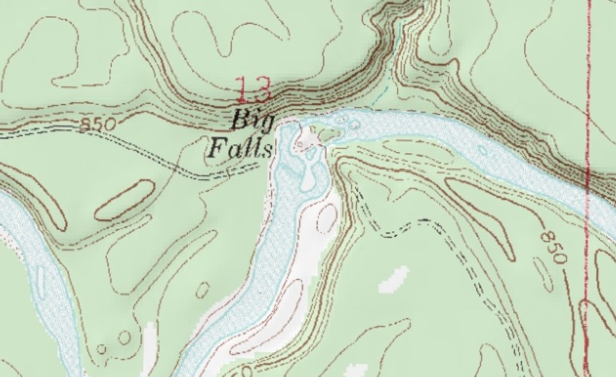 Day Hiking Trails: Hike heads over ancient rock at waterfalls