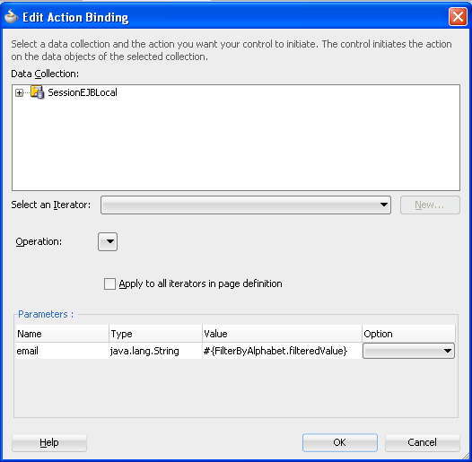 Unwinding ADF: Alphabet filter using EJB NamedQuery Unwinding ADF: Alphabet filter using EJB NamedQuery