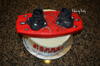 Kakes by Kristy: Wakeboard Cake