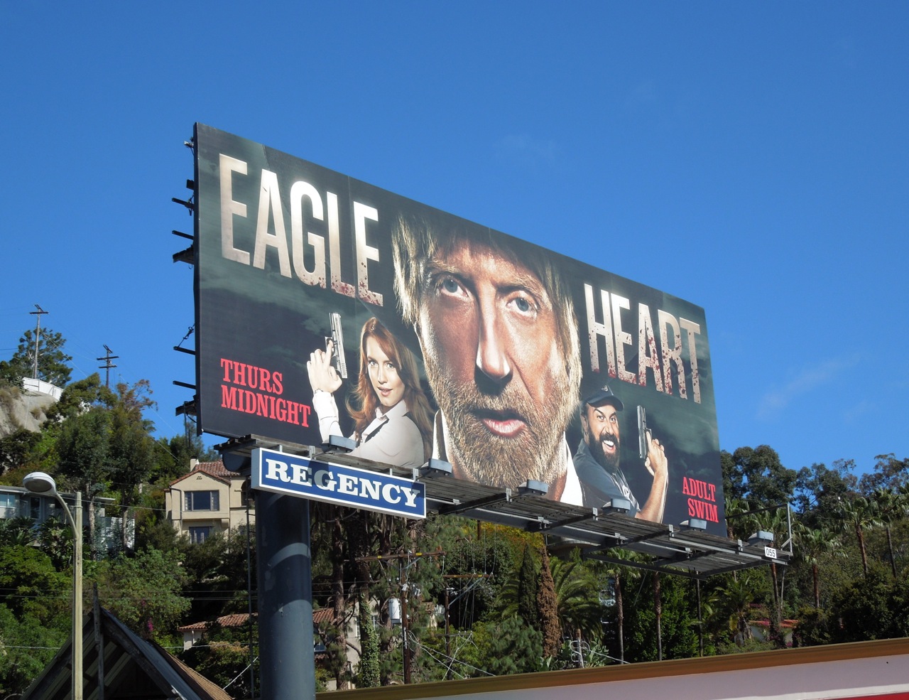 Eagleheart season two TV billboard... | Road Billboard