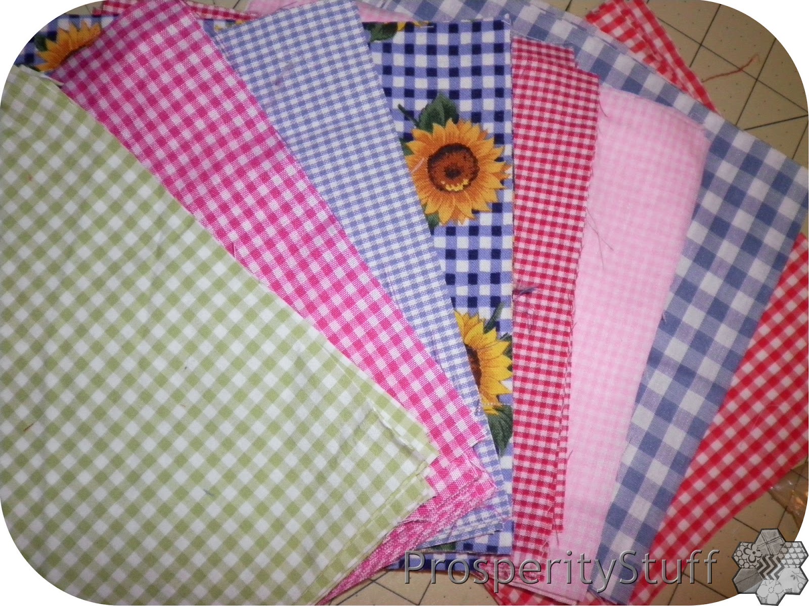 ProsperityStuff Quilts: Gingham colors ...