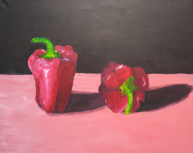 Introduction to Studio Art: Project 10: Bell Pepper Painting