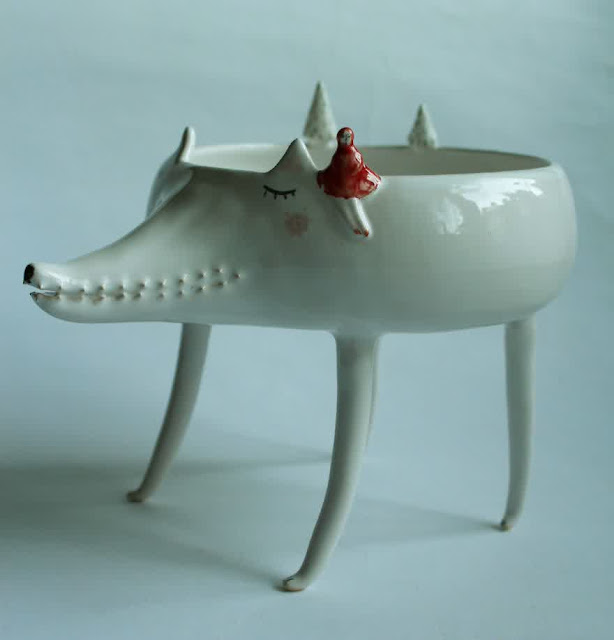 whimsical animal ceramic ~ projects ideas art and craft