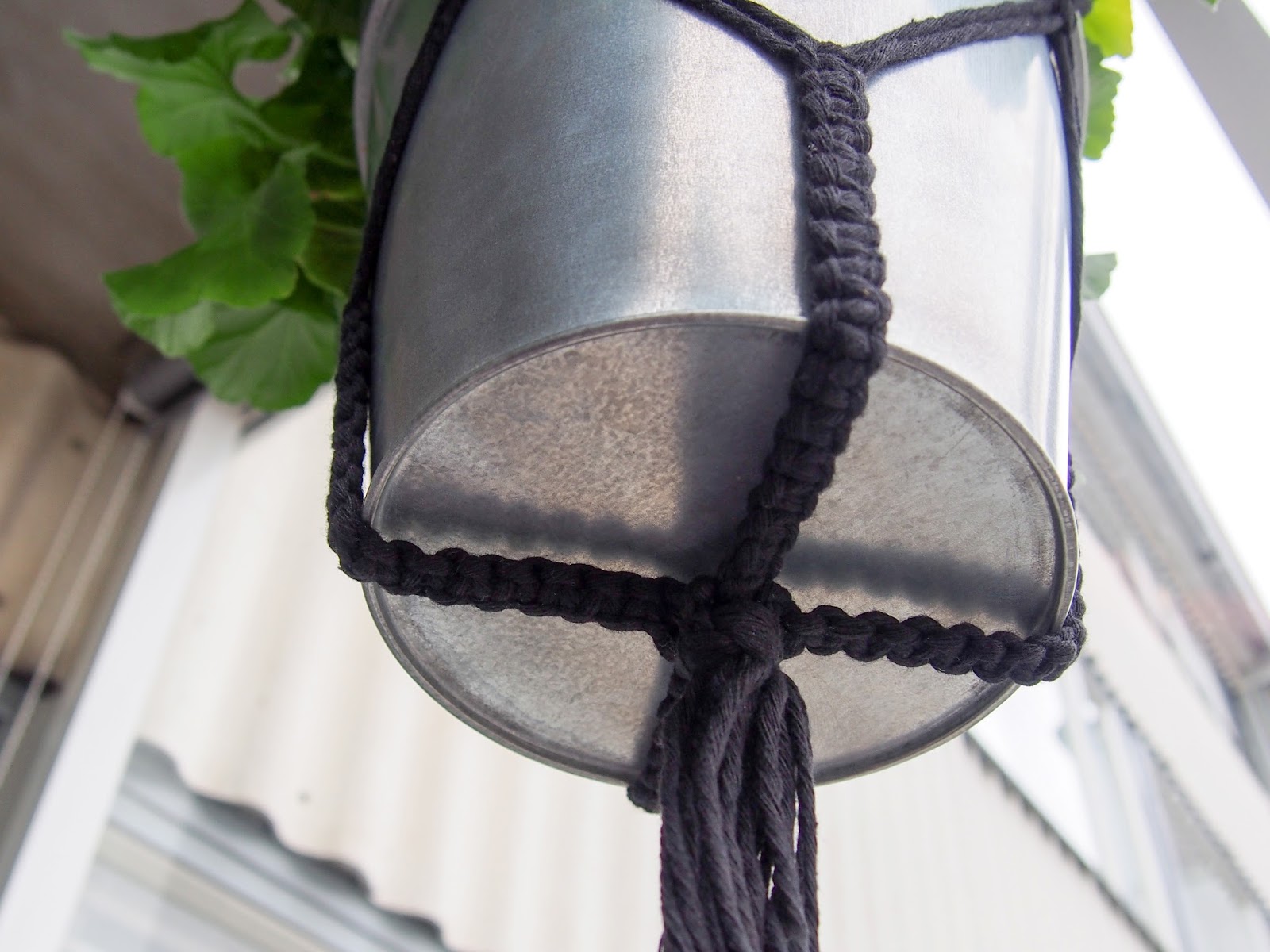 Makramee-amppeli - Pientä kivaa