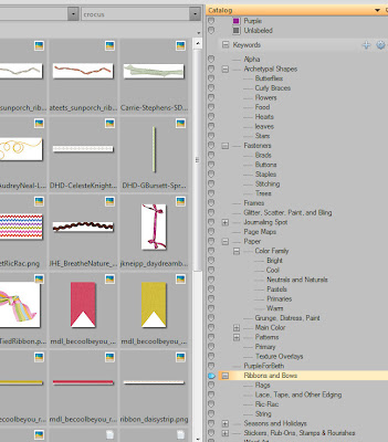Tarkheena Crafts: Digital Scrapbooking: Asset Management