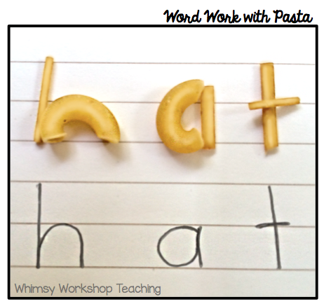 Pasta Word Work Ideas - Whimsy Workshop Teaching