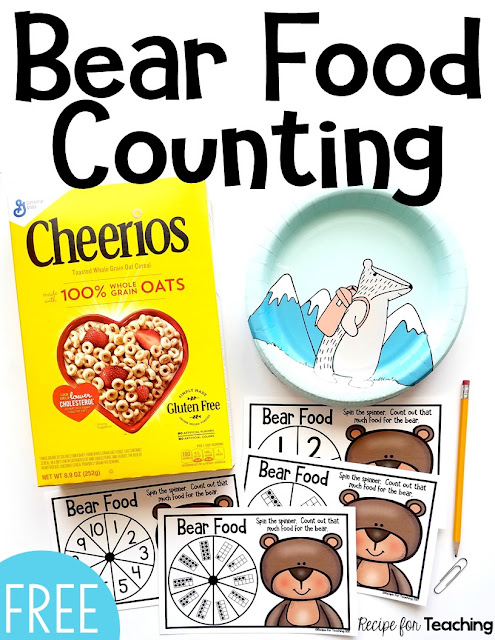 Bear Food Counting - Recipe for Teaching
