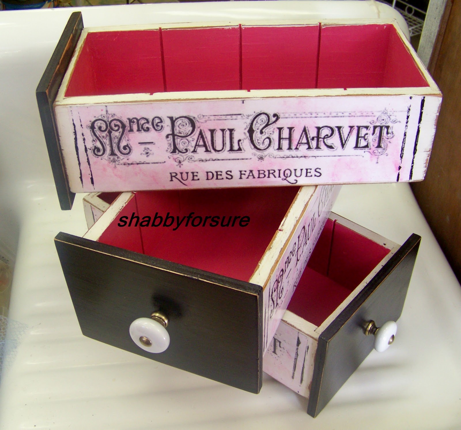 Shabby For Sure: French Chic Boxes