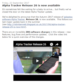 The Start Software blog - Alpha Tracker, Alpha Legal, Alpha Anywhere ...