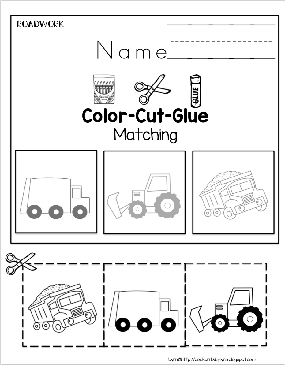 ROADWORK BOOK UNIT ~ Book Units by Lynn