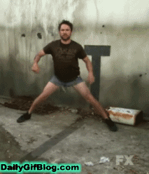 ANIMATED GIFS: Leg Wiggle Dance
