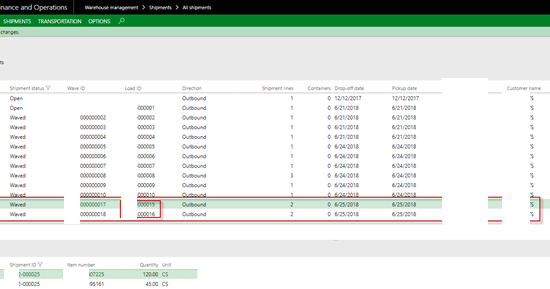 D365 Fo Warehouse Management Shipment Consolidation