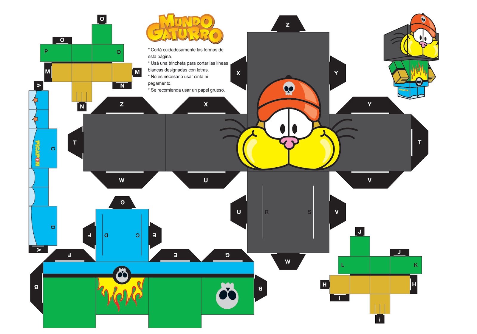 novedades de mg: Papercraft