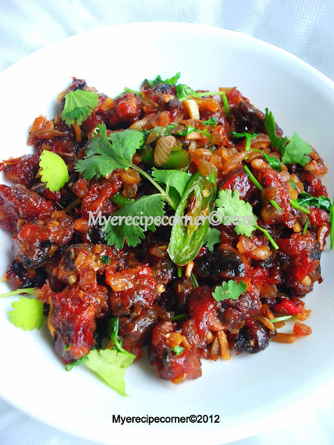 Mye's Kitchen: Chilli Mushroom