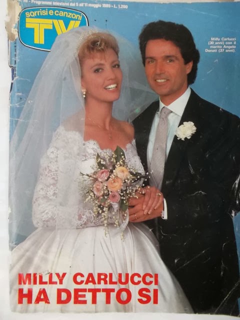Oggi Sposi blog: MILLY CARLUCCI e ANGELO DONATI matrimonio del 21 ...