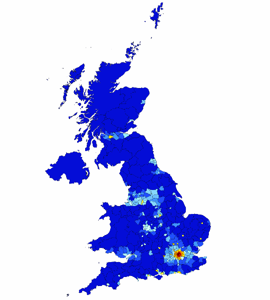 The shape of the UK economy - Vivid Maps