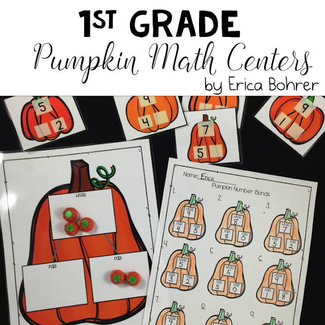 1st Grade Pumpkin Ideas & a Freebie