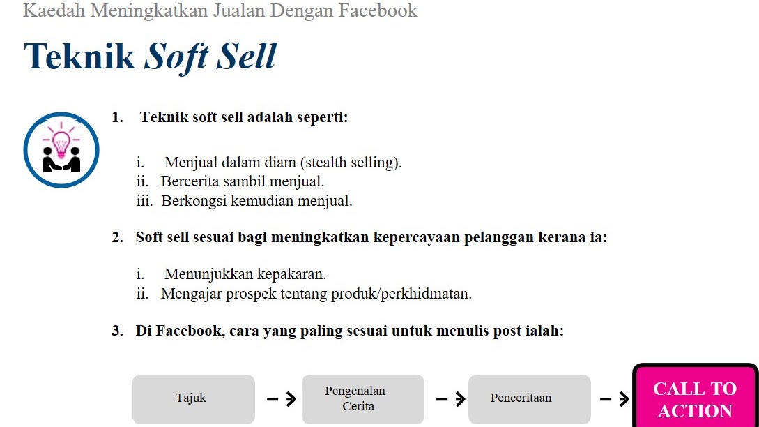 Contoh Ayat Hebahan Untuk Soft Sell - RivertaroRush
