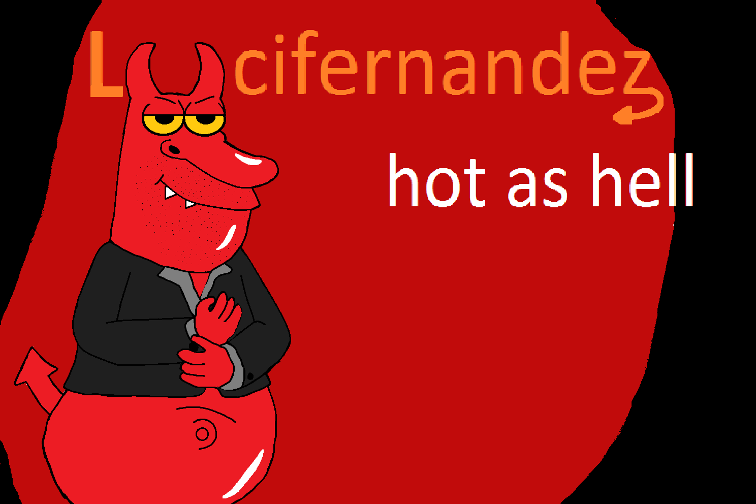 cow and chicken red guy: cow and chicken red guy parodia serie lucifer ...