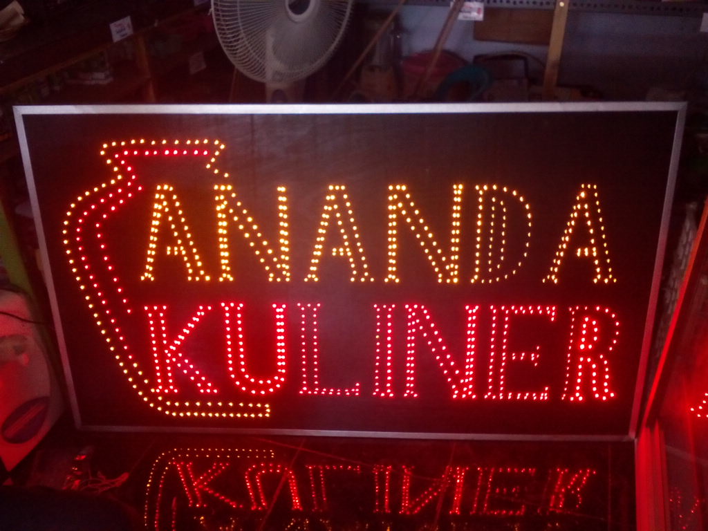 JUAL PAPAN NAMA TULISAN LAMPU LED SIGN: Papan Tulisan lampu led sign ...