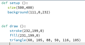Processing in Python Mode: MORE SHAPES!