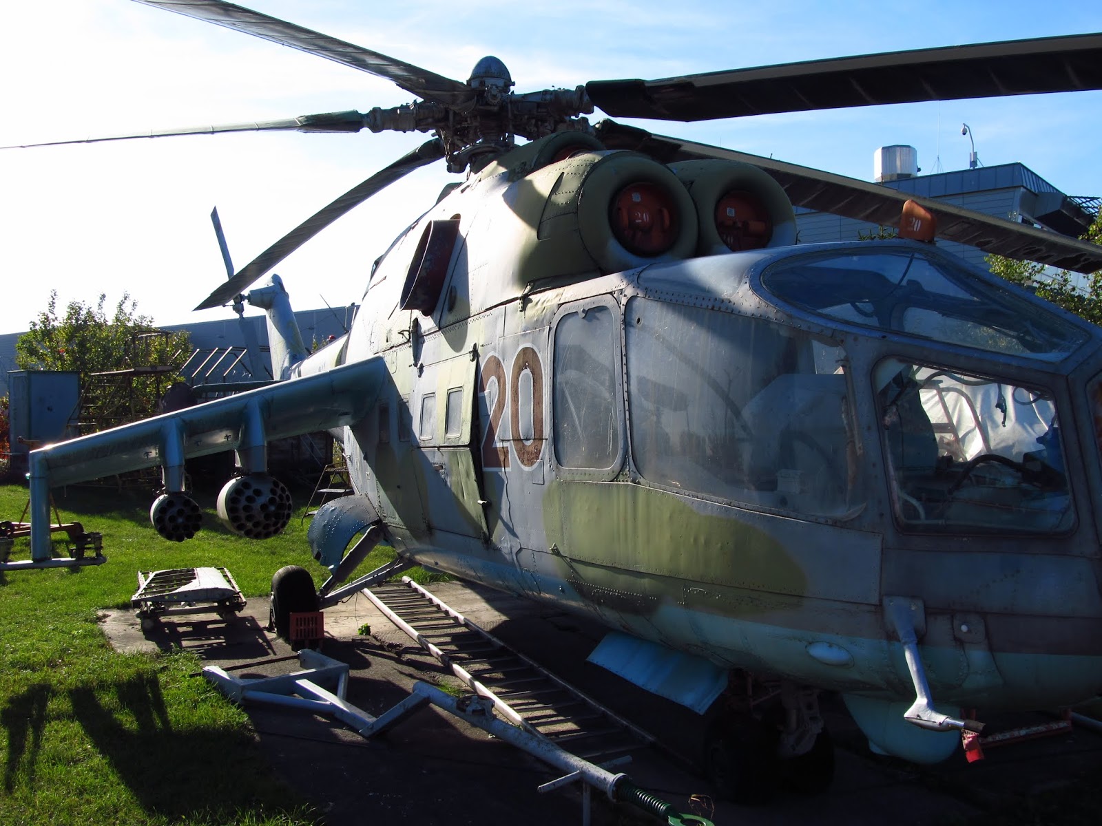 Russian, Kazakh, Latvian, and Serbian aviation museums: Mi-24A direct ...
