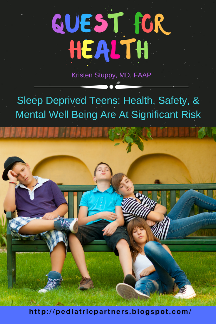 Quest for Health: Sleep Deprived Teens: Health, Safety, & Mental Well ...