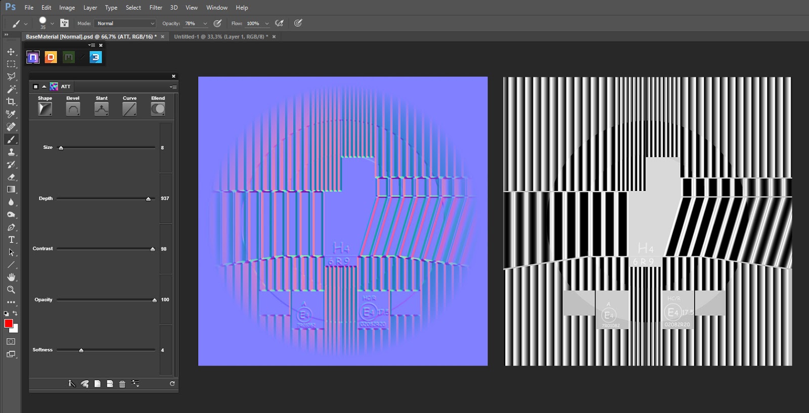 Headlight Normal Map