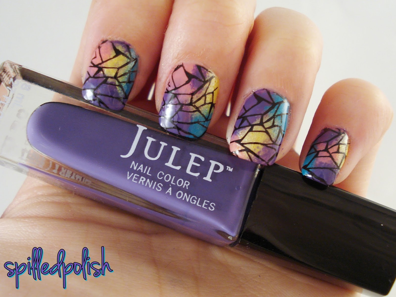 spilledpolish: Nails to match my new Sneaker Wedges!