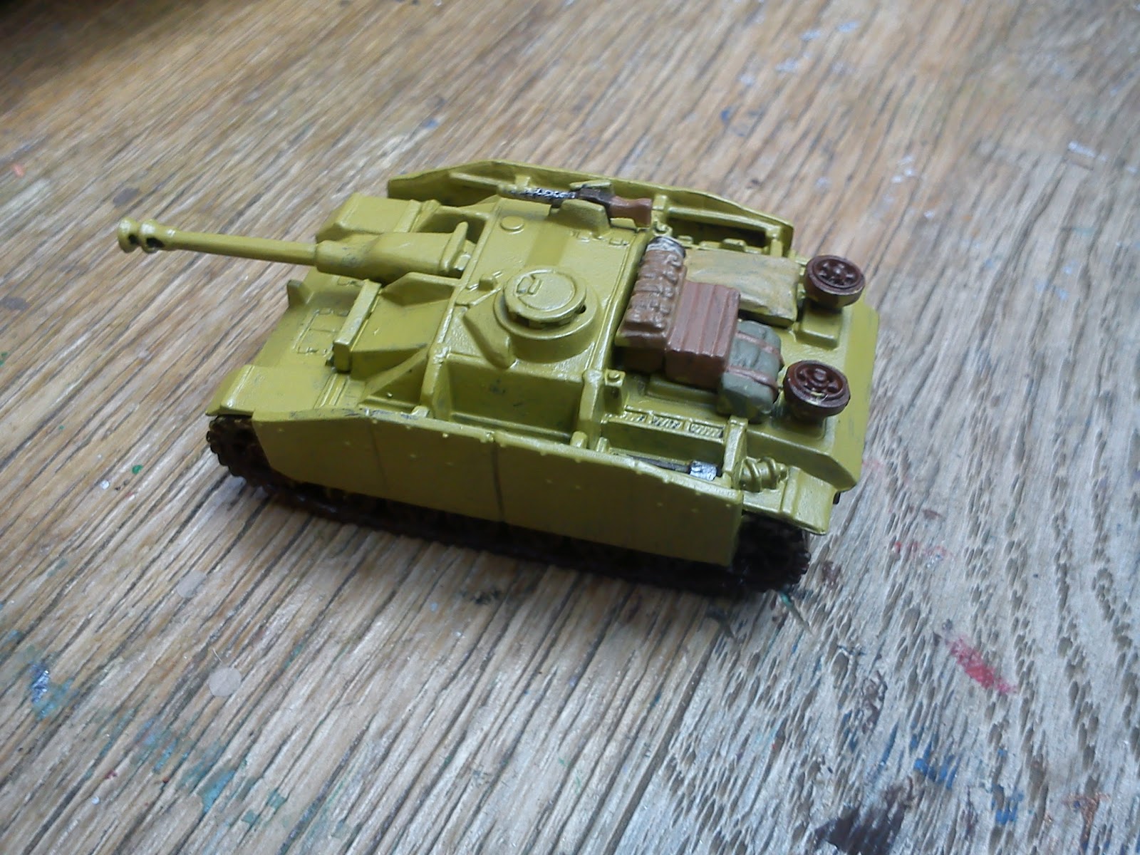 Flames Of War - British Sherman V,StuG g - painting of. ~ The Reado Version