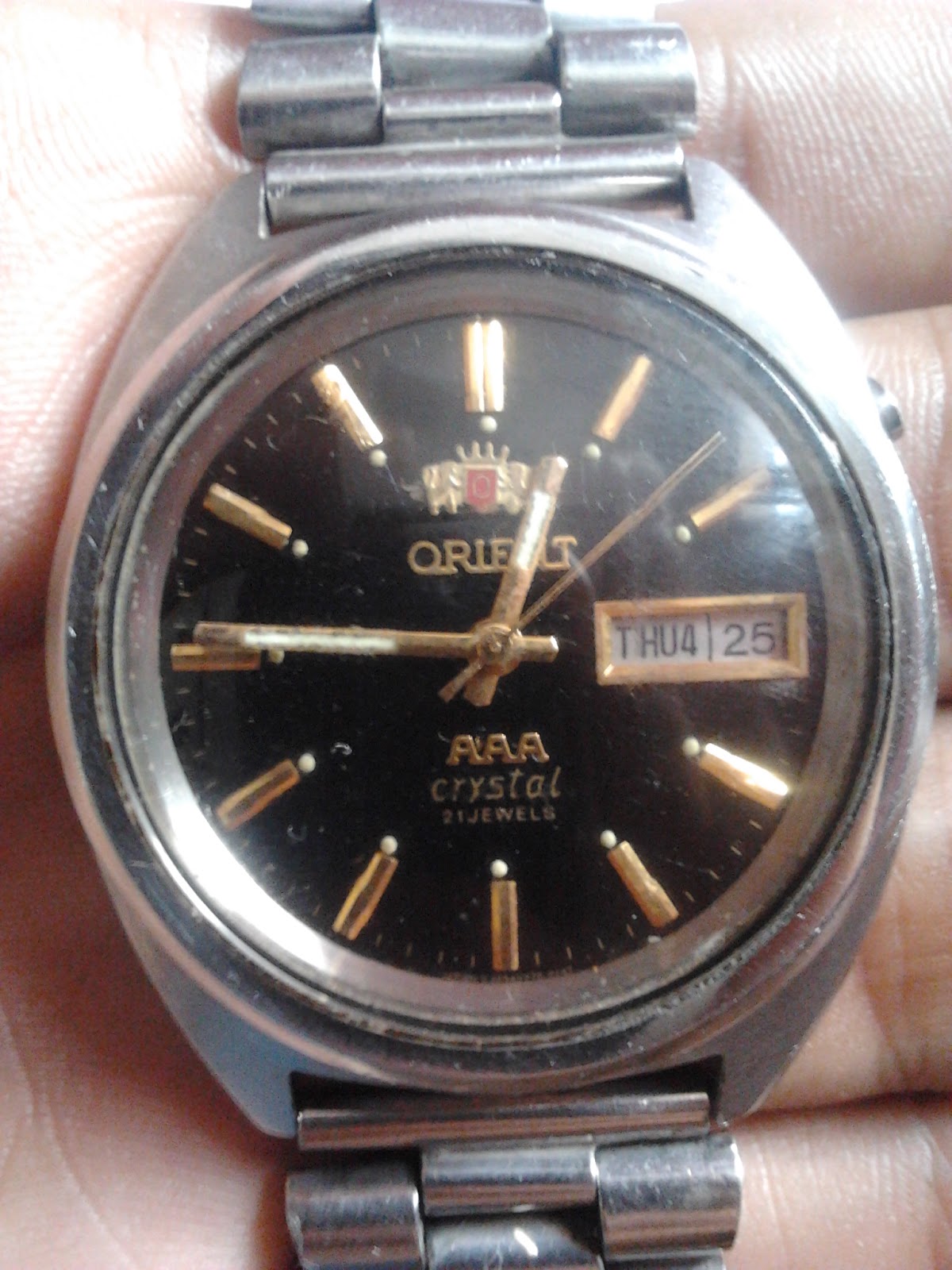 Jam Tangan Jadul/Vintage Orient AAA (Plat Hitam) Automatic | Jam Jadul ...
