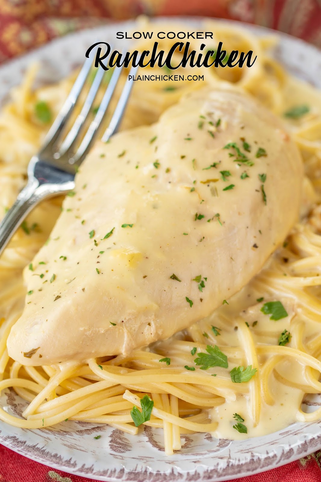 slow cooker chicken ranch dressing