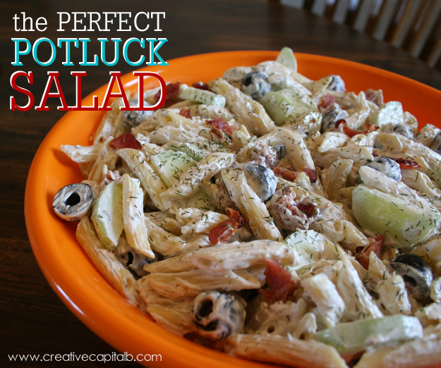 Capital B The Perfect Potluck Pasta Salad