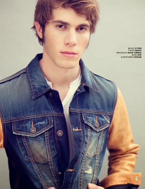go see GEO ...: Fierce Friday: Glee’s Blake Jenner For Bello Mag ...