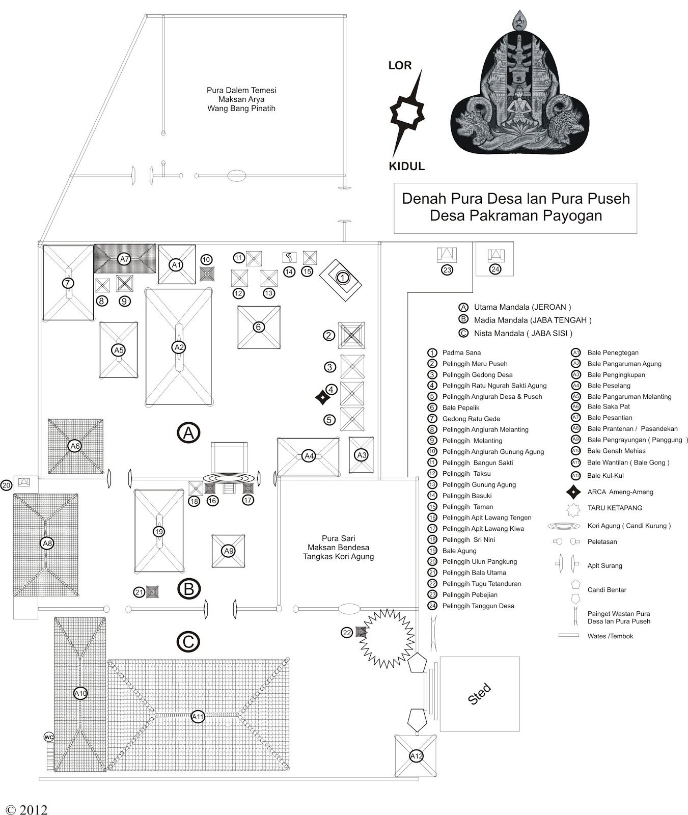 Jagat Payogan: DENAH