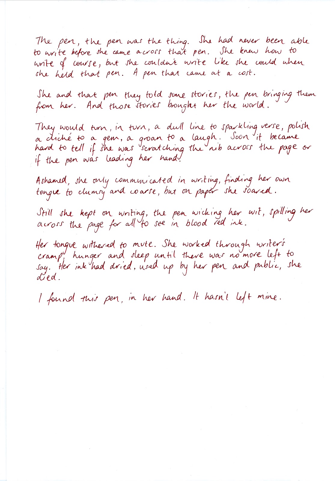 200 Word Stories: Instalment One Hundred and Ten