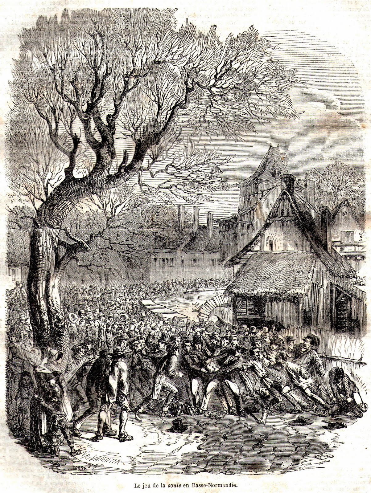 Chroniques du temps passé: Le jeu de la soule en Basse-Normandie.