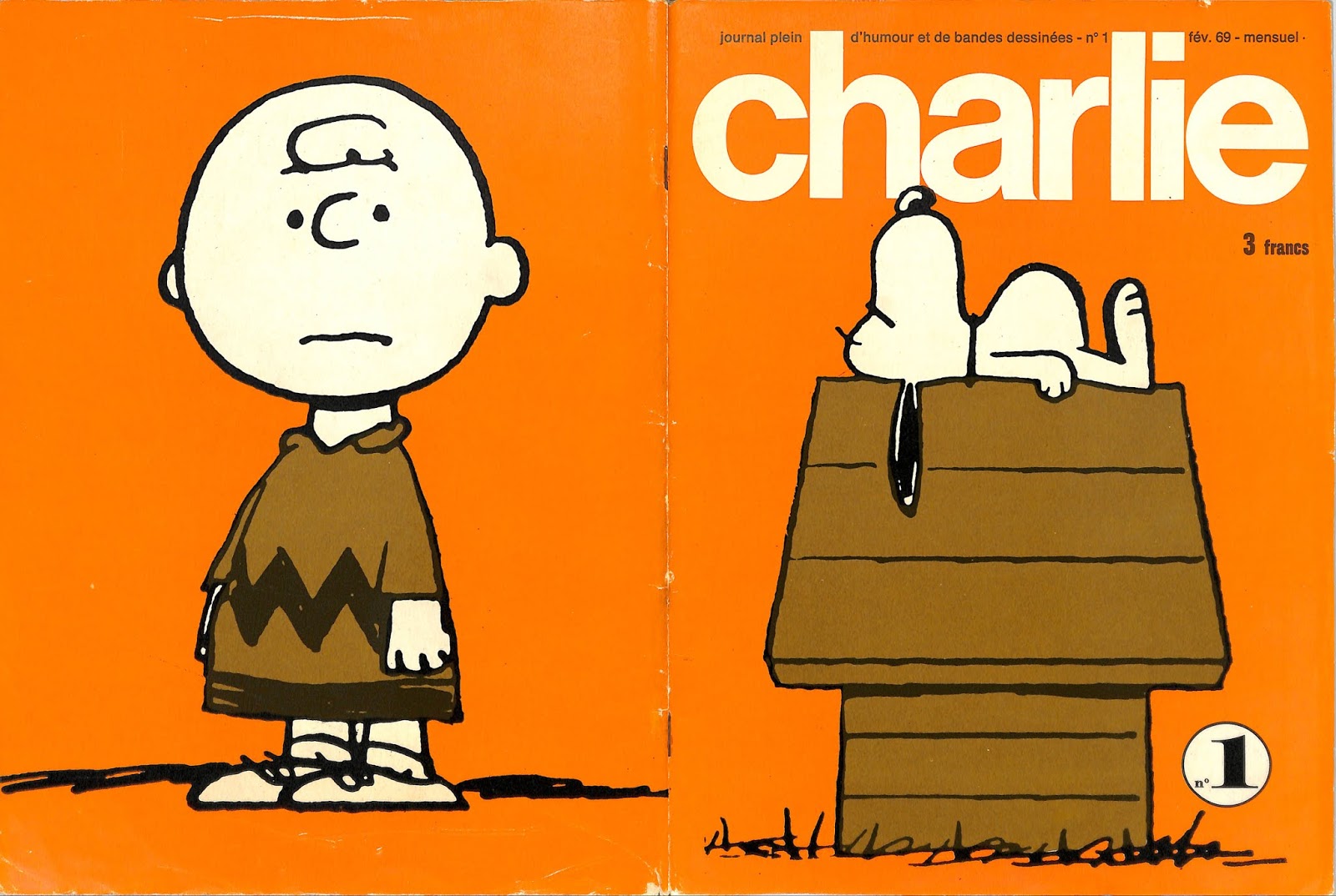 Seulement BD: Charlie Mensuel - Année 1969 [01 - 11] Février - décembre ...