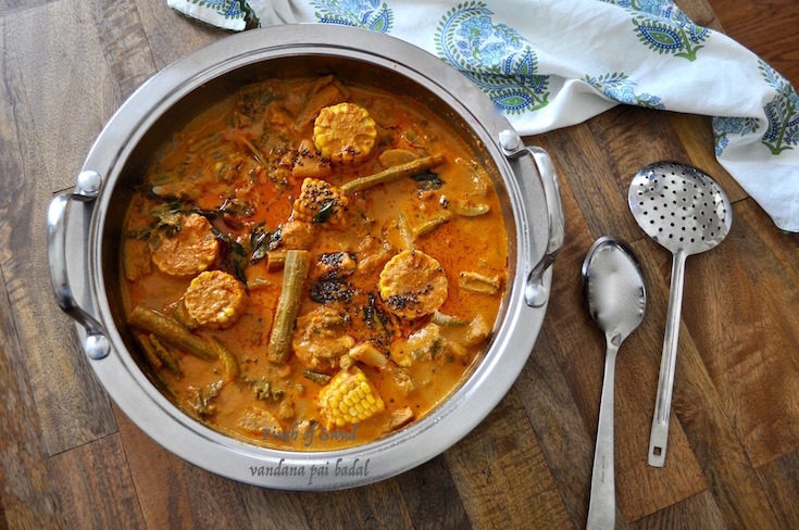 Pinch Of Swad - taste that hits the spot!: Khatkhate (Mix Vegetable Stew)