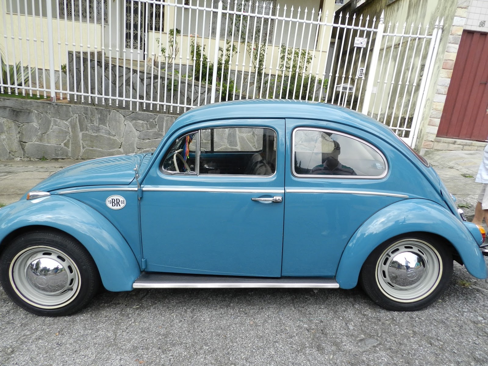 FUSCA AZUL REAL 1968: FUSCA AZUL REAL ANO 1968