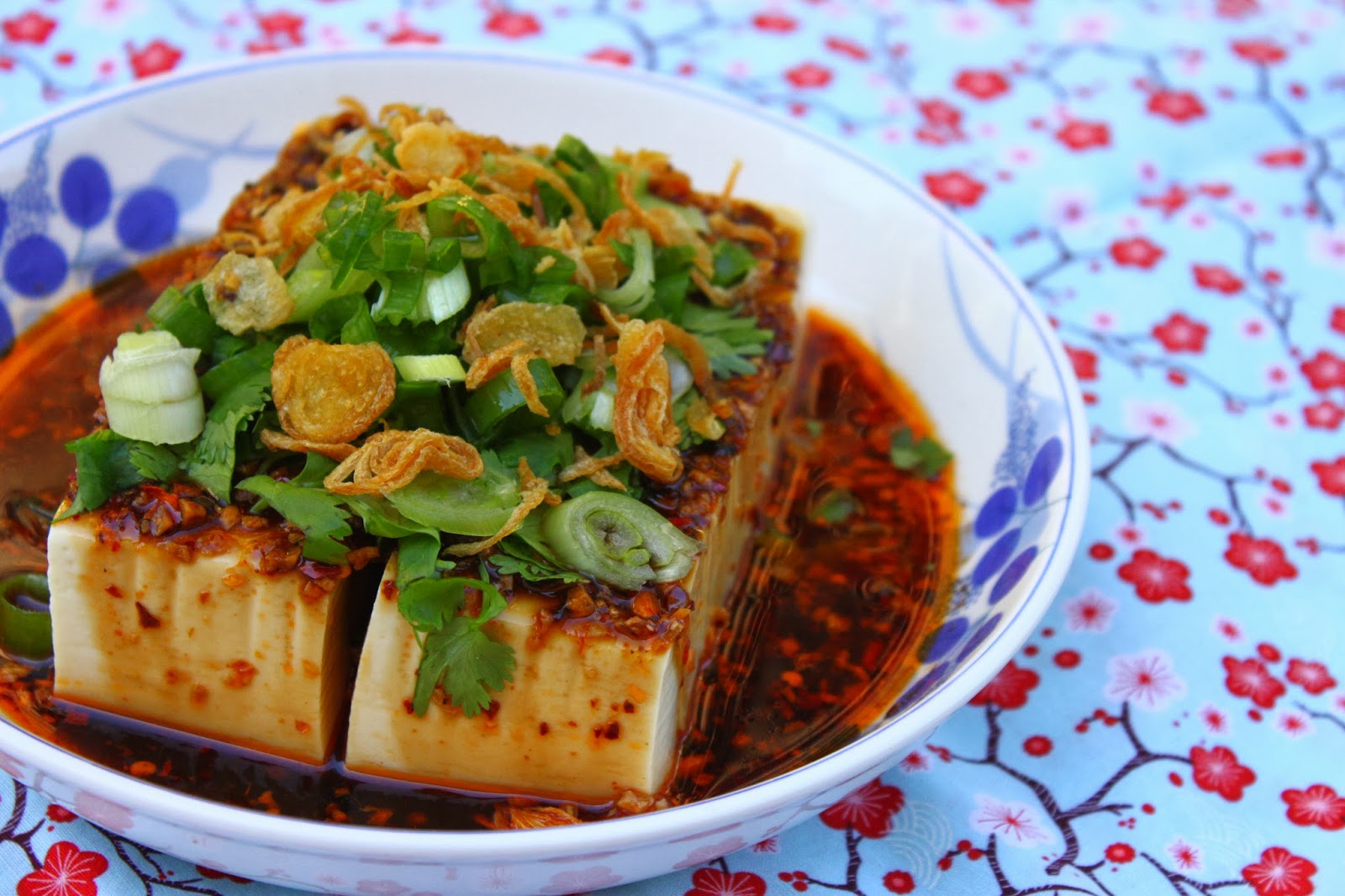 Simply June: Chilled Spicy Tofu