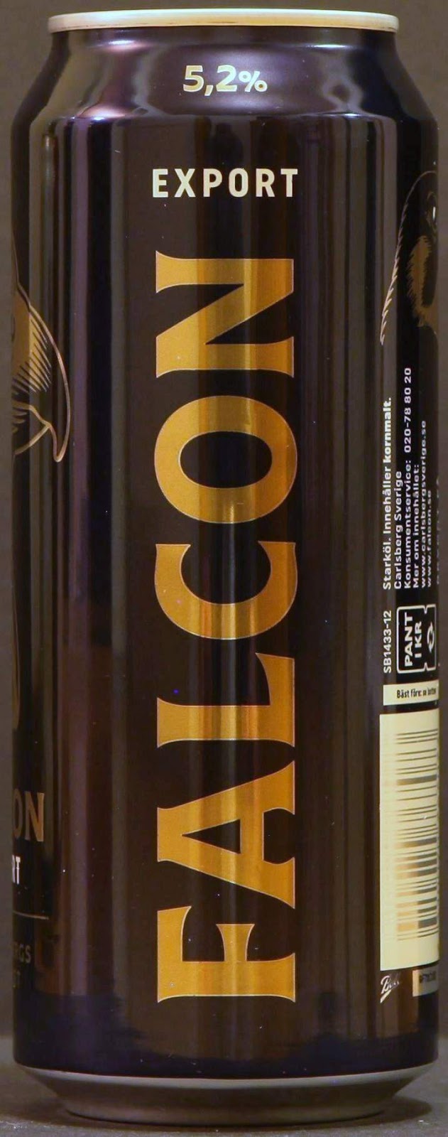 Burk-Bloggen: Falcon Export (5,2%, 50 cl) : ny dekor 2017