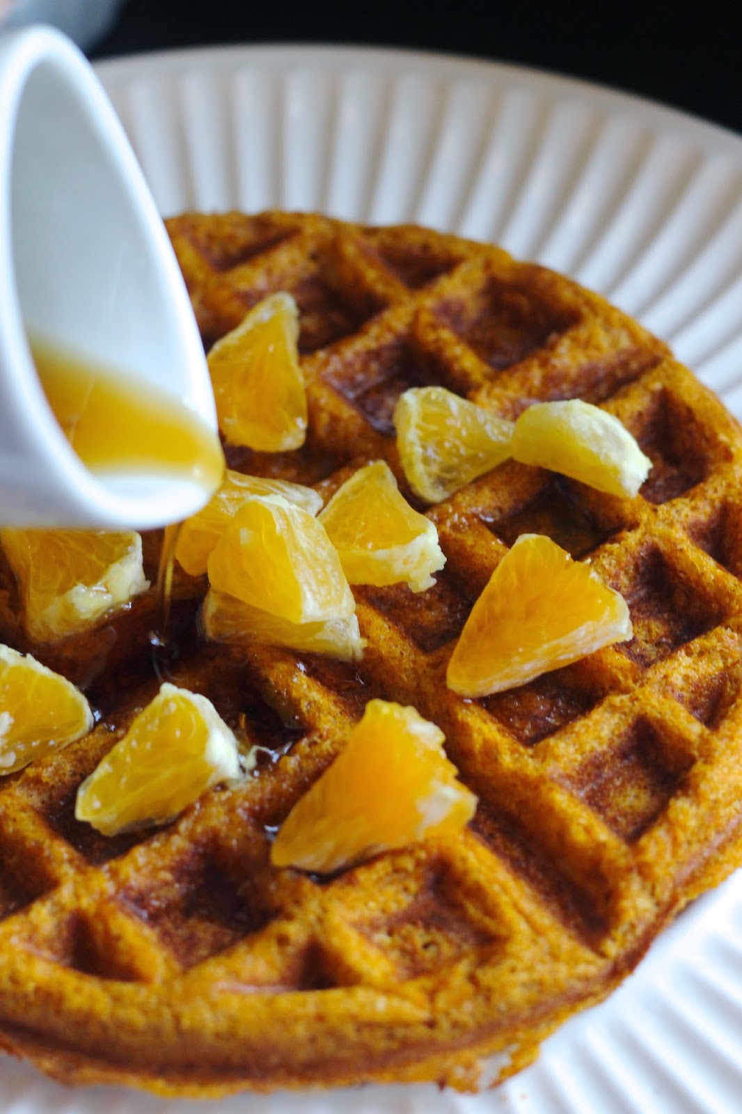 Where Your Treasure Is: Wholesome Carrot and Orange Waffles