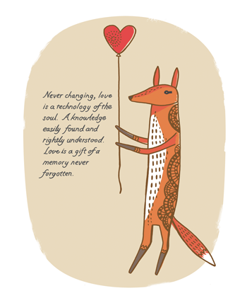 Kaitlyn McCane Illustration: Fox and Poem